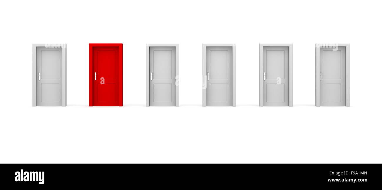 Concept choice many doors hi-res stock photography and images - Alamy