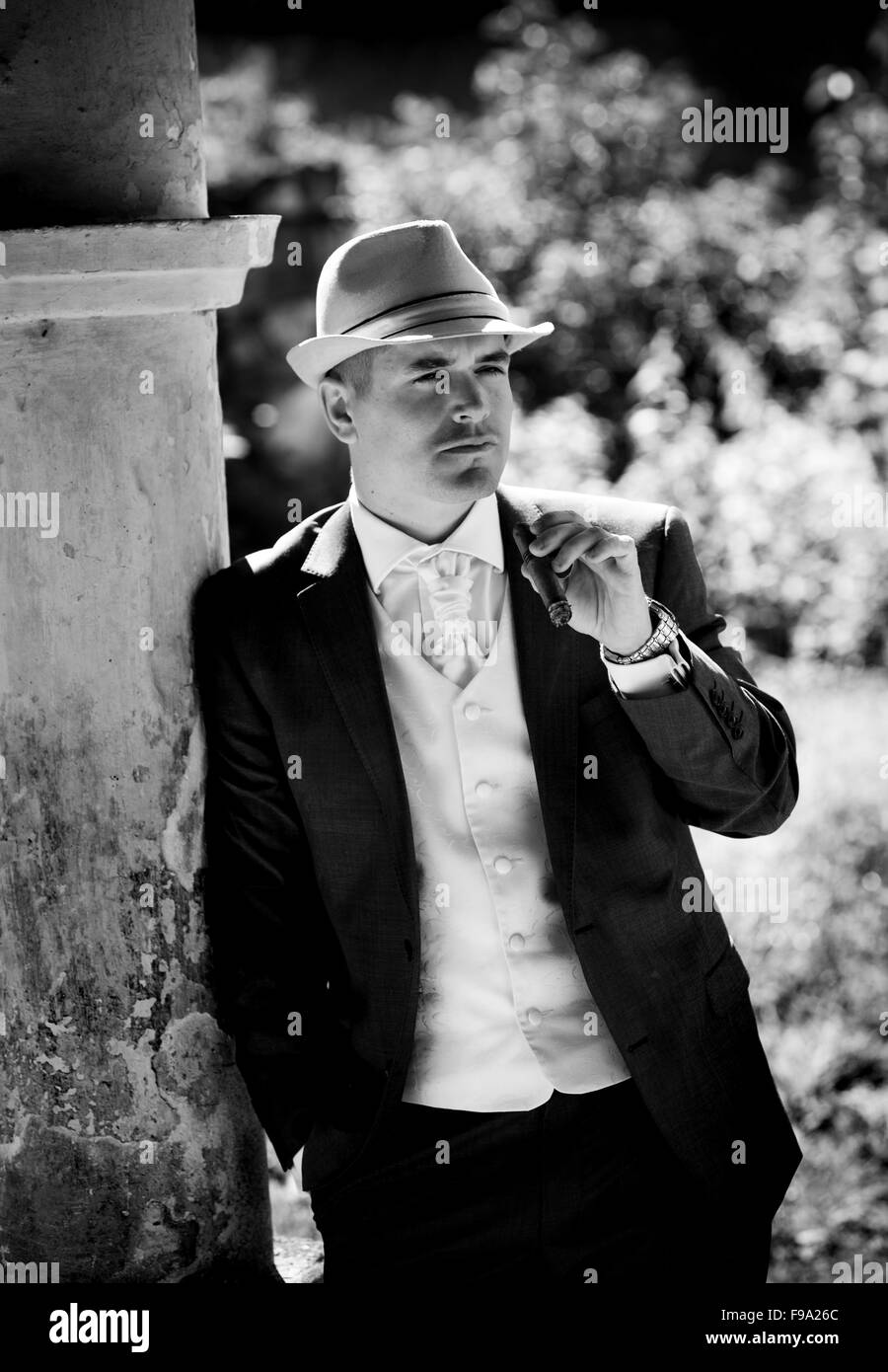 Handsome cuban man Black and White Stock Photos & Images - Alamy