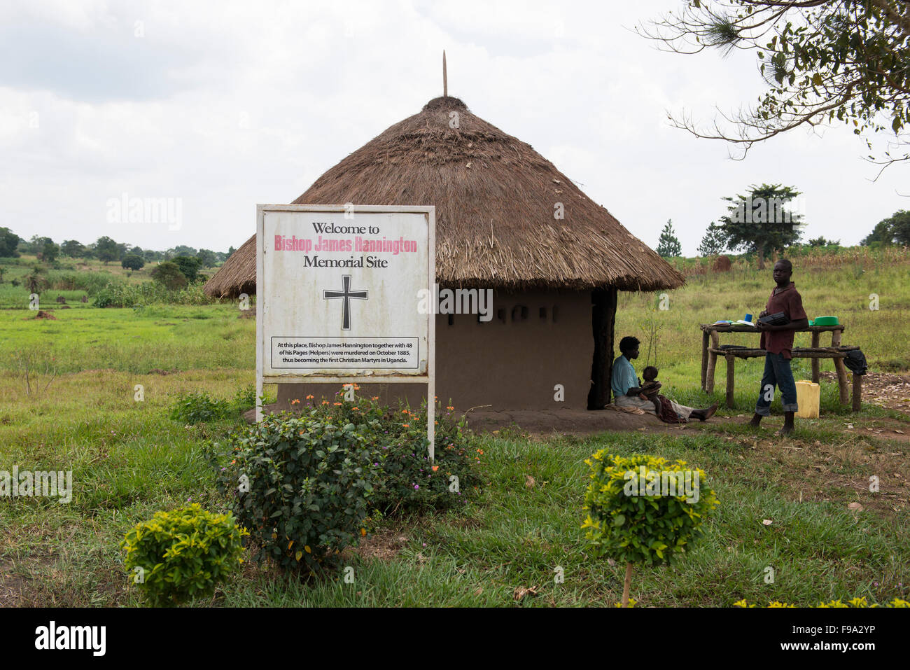 Bishop James Hannington Memorial, Uganda Stock Photo - Alamy