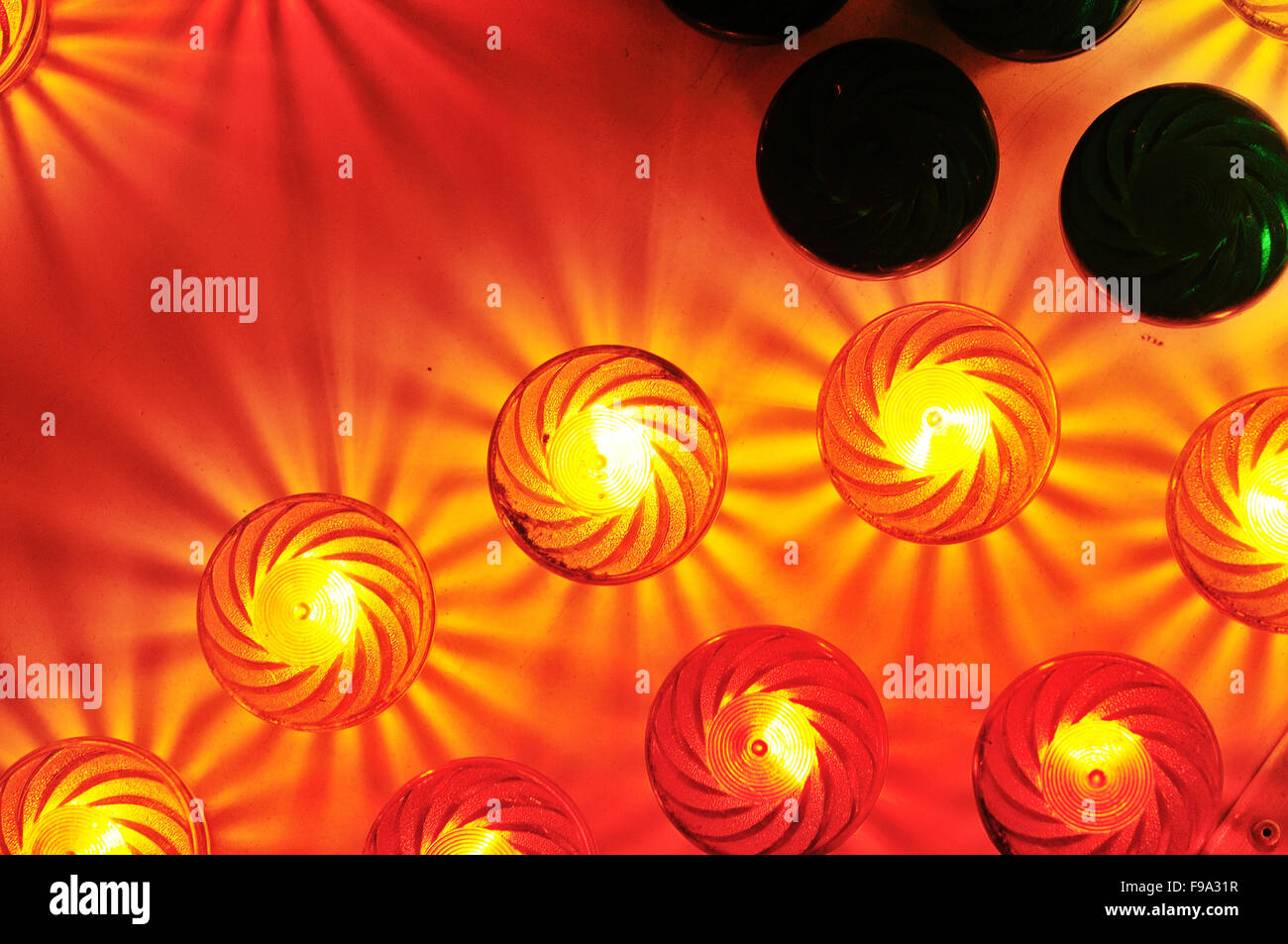 light show background in luna park Stock Photo - Alamy