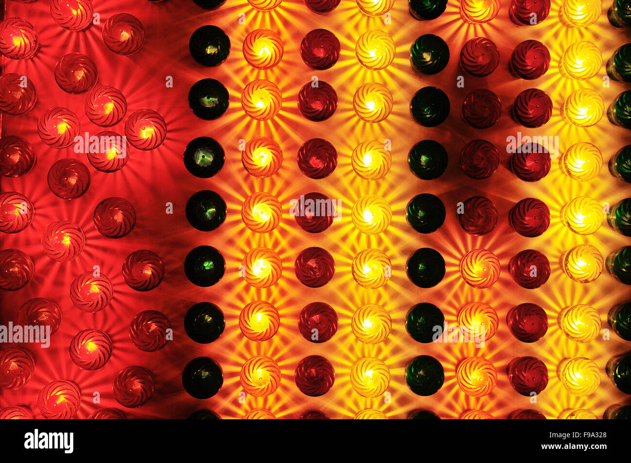 light show background in luna park Stock Photo - Alamy