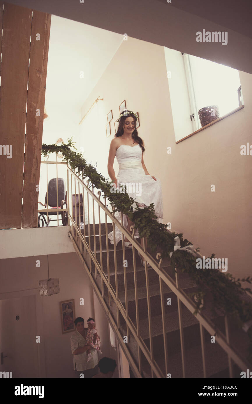 Bride is getting ready for her wedding day Stock Photo - Alamy