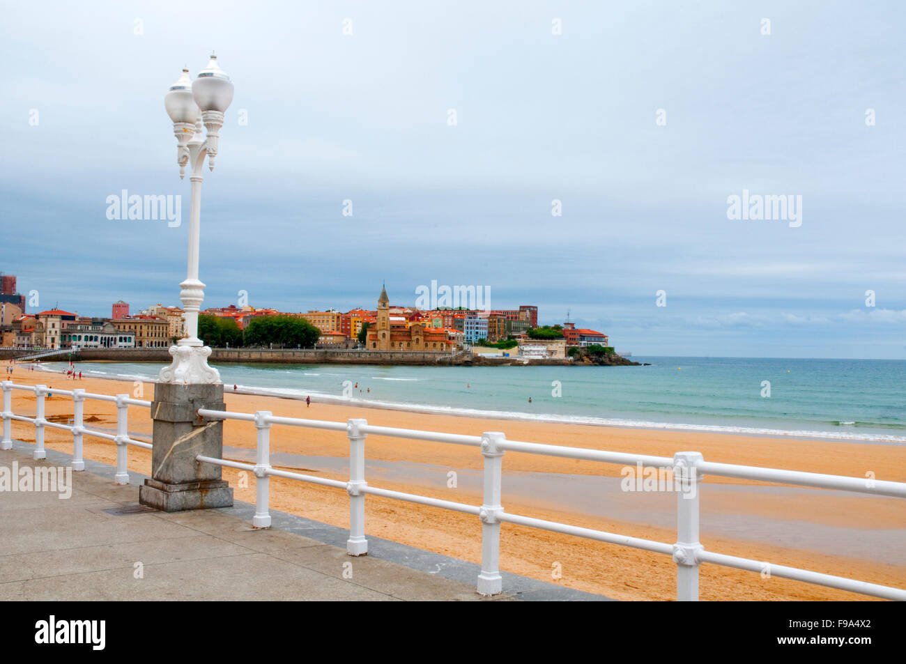 Gijon asturias beach hi-res stock photography and images - Alamy