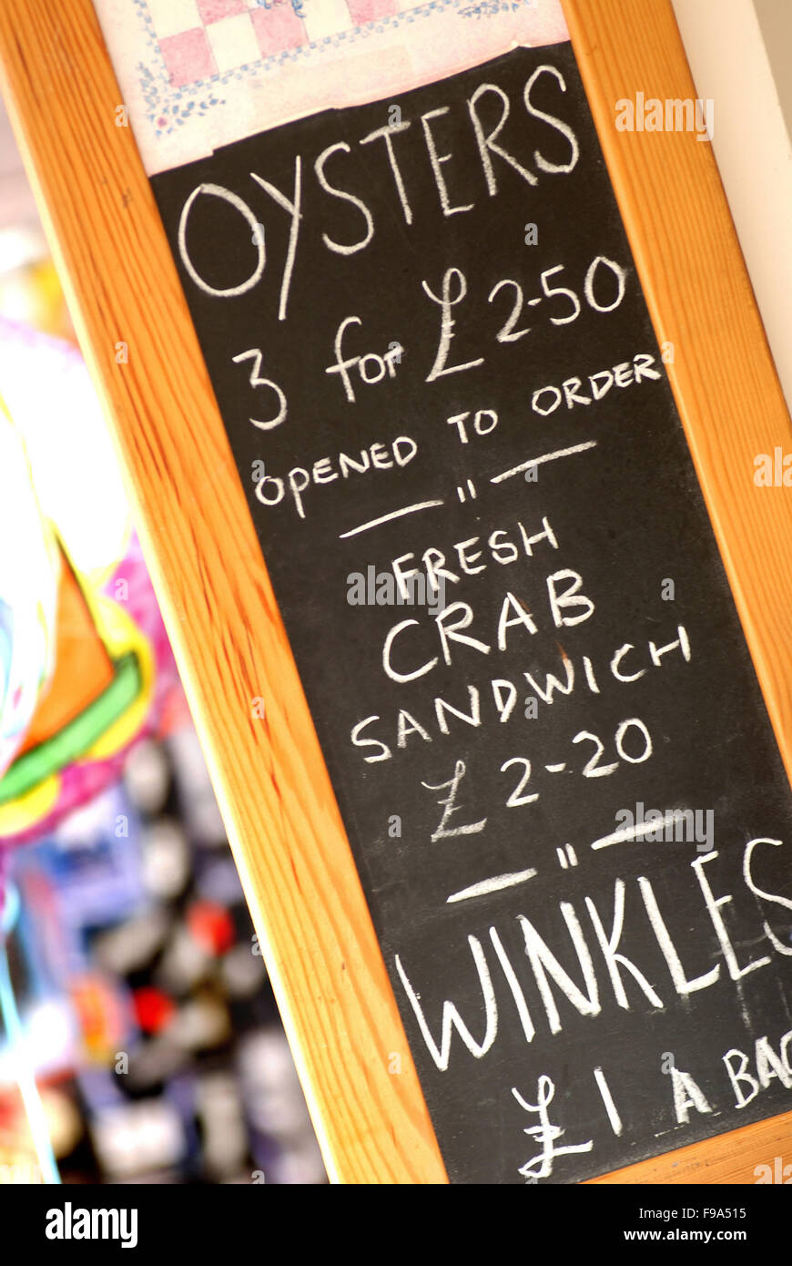 Fishmongers sign, Whitby, North Yorkshire Stock Photo - Alamy