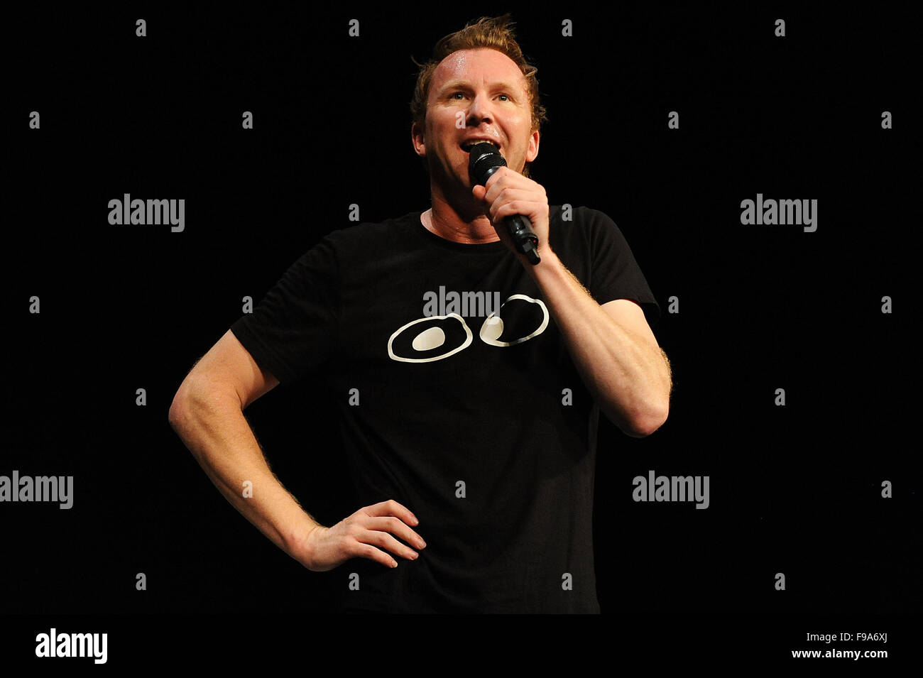 Comedian Jason Byrne performs at the Edinburgh Festival Fringe in ...