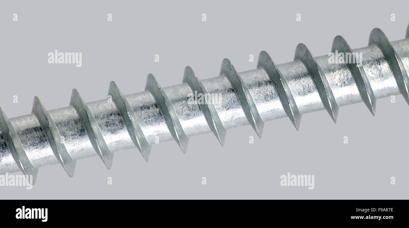 metallic screw detail in light grey back Stock Photo - Alamy