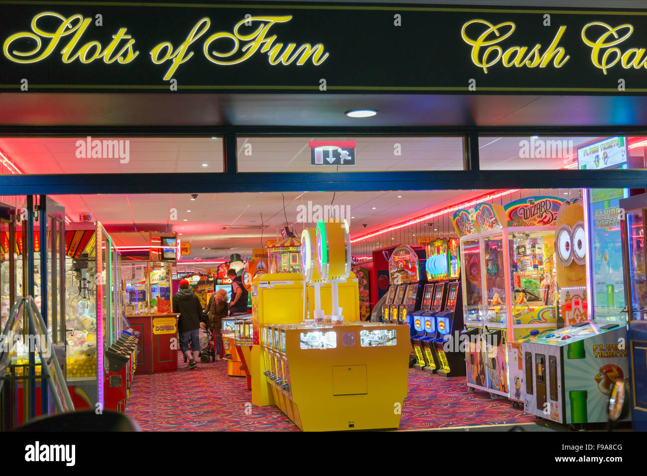 Holiday town resort amusement arcade Cromer England Stock Photo - Alamy