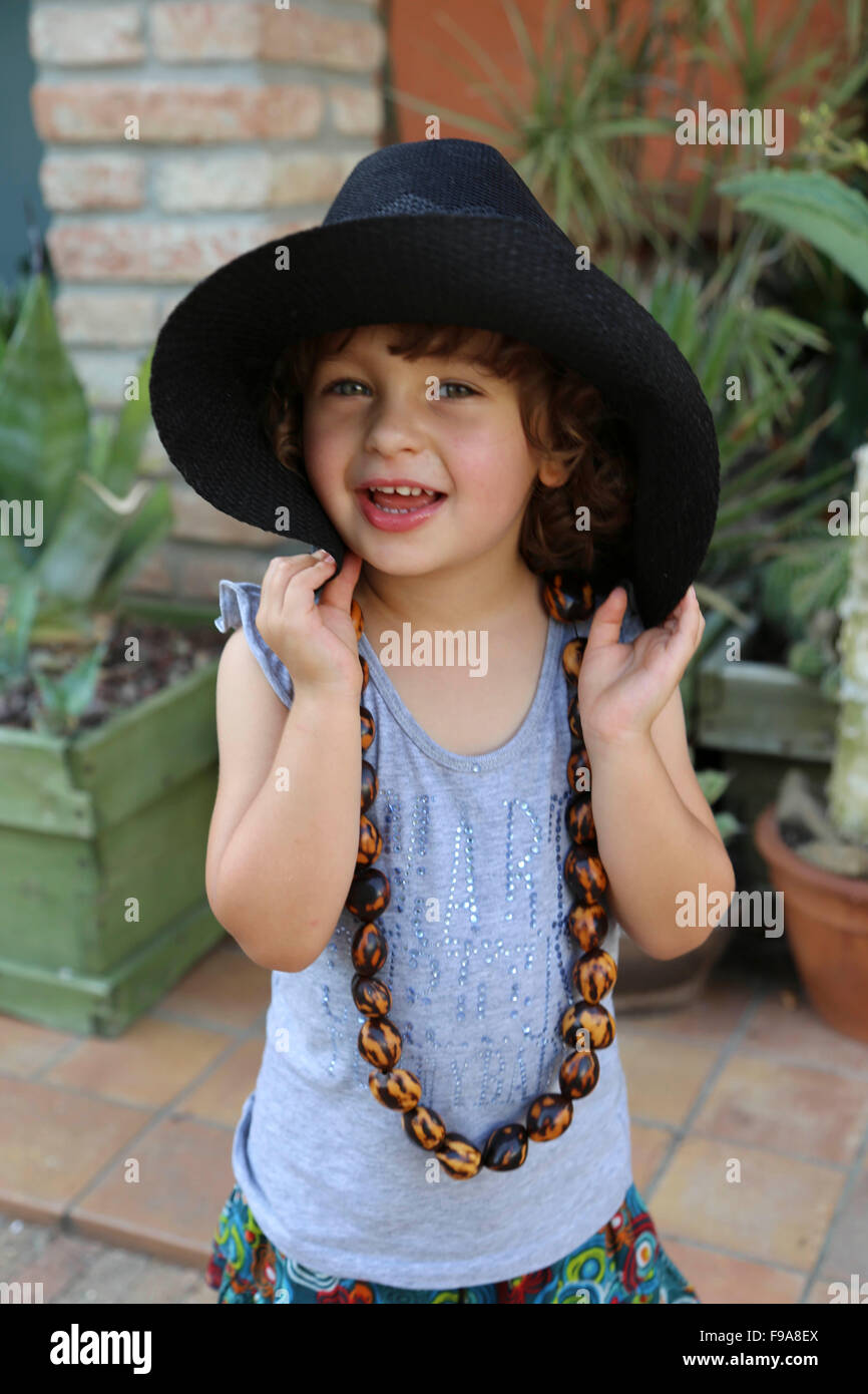 Outdoor portrait of beautiful child Stock Photo - Alamy