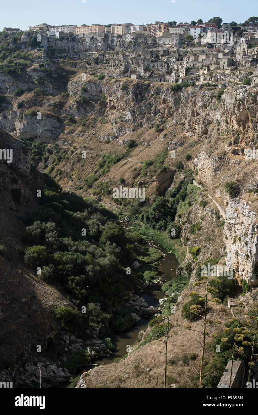 The Sassi (Italian for the “stones”) of Matera, an atmospheric cave ...