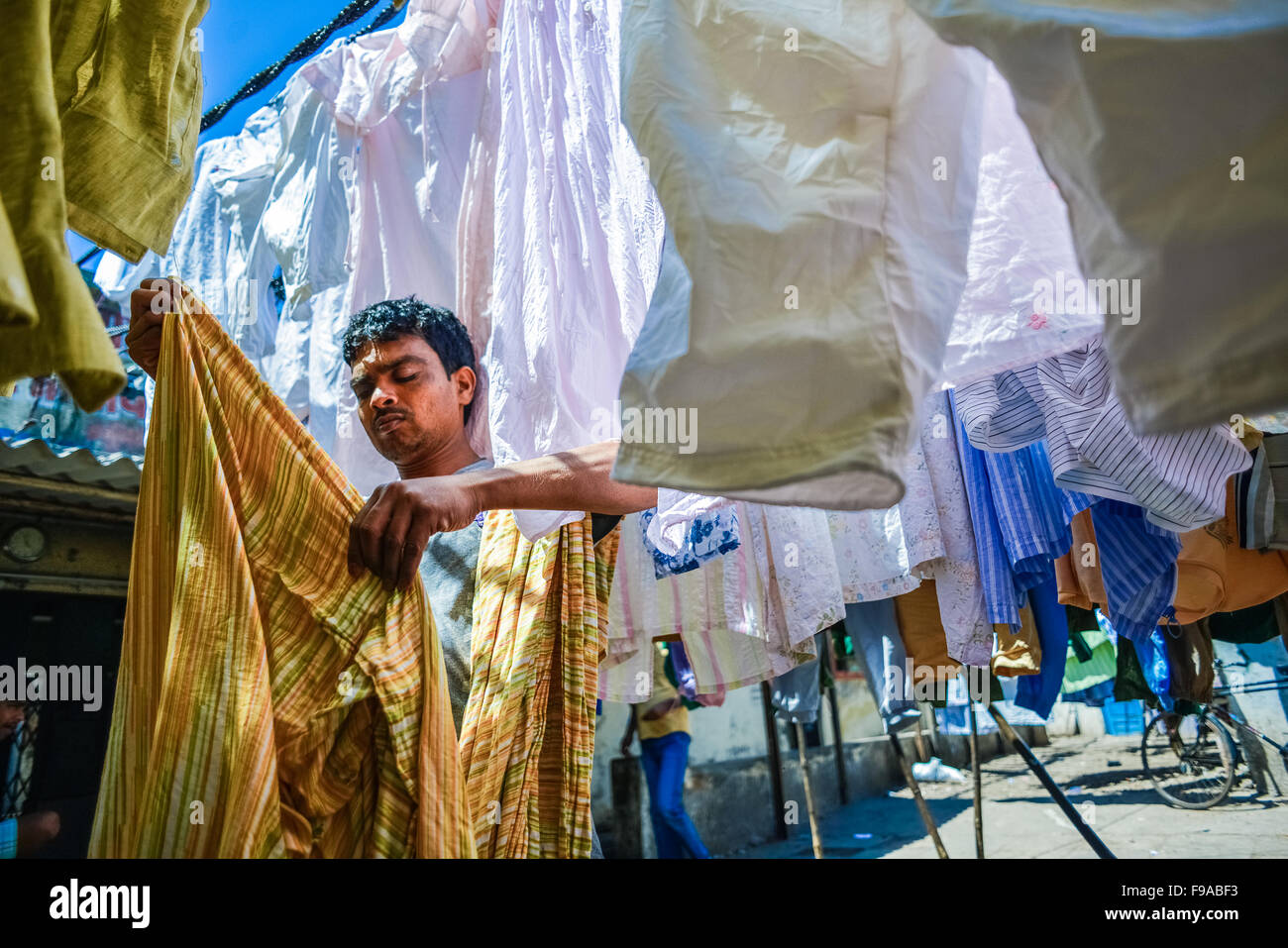 Dhobhi Ghat The city’s open air laundry near Mahalakshmi station ...
