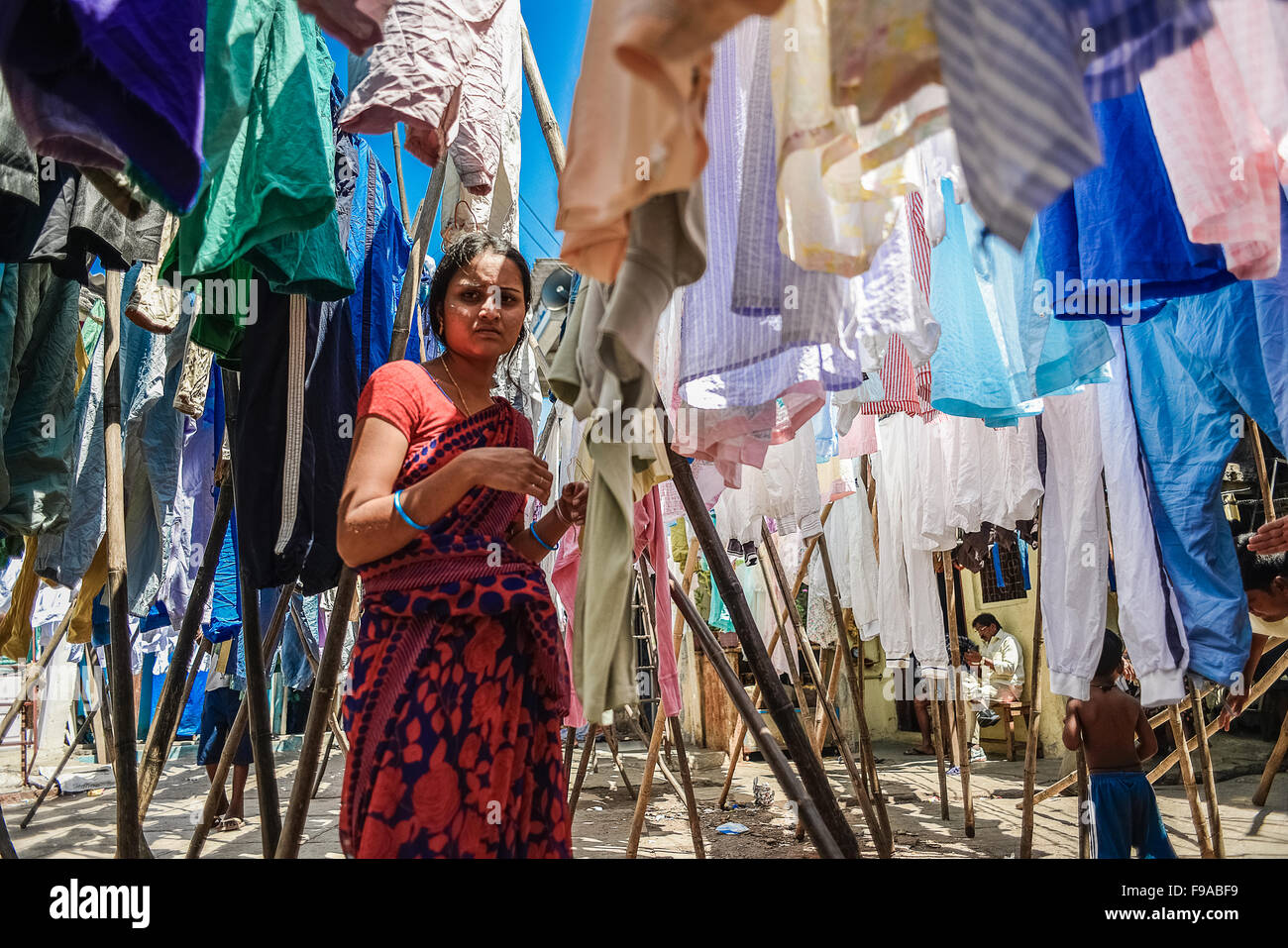 Dhobhi Ghat The city’s open air laundry near Mahalakshmi station ...