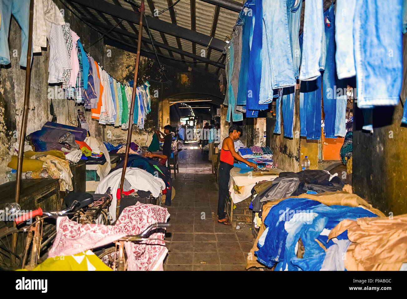 India Mumbai Bombay Dhobhi Ghat The city’s open air laundry near ...