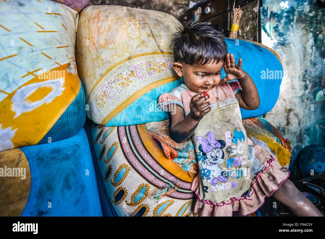 India Mumbai Bombay Dhobhi Ghat The city’s open air laundry near ...