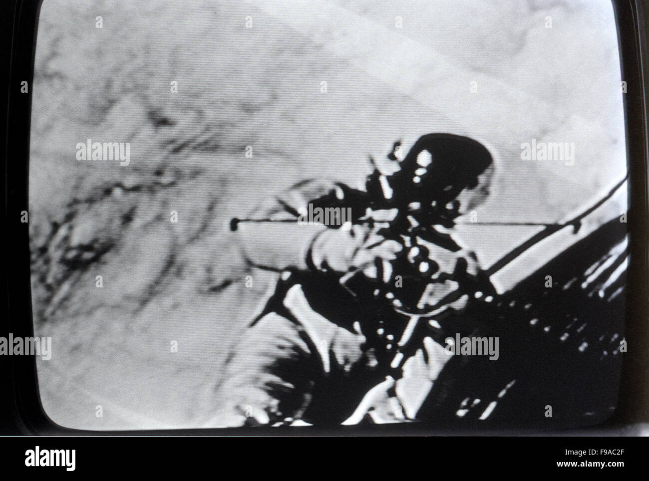 Astronaut During Apollo 11 Moon Landing 20 July 1969 Photographed In
