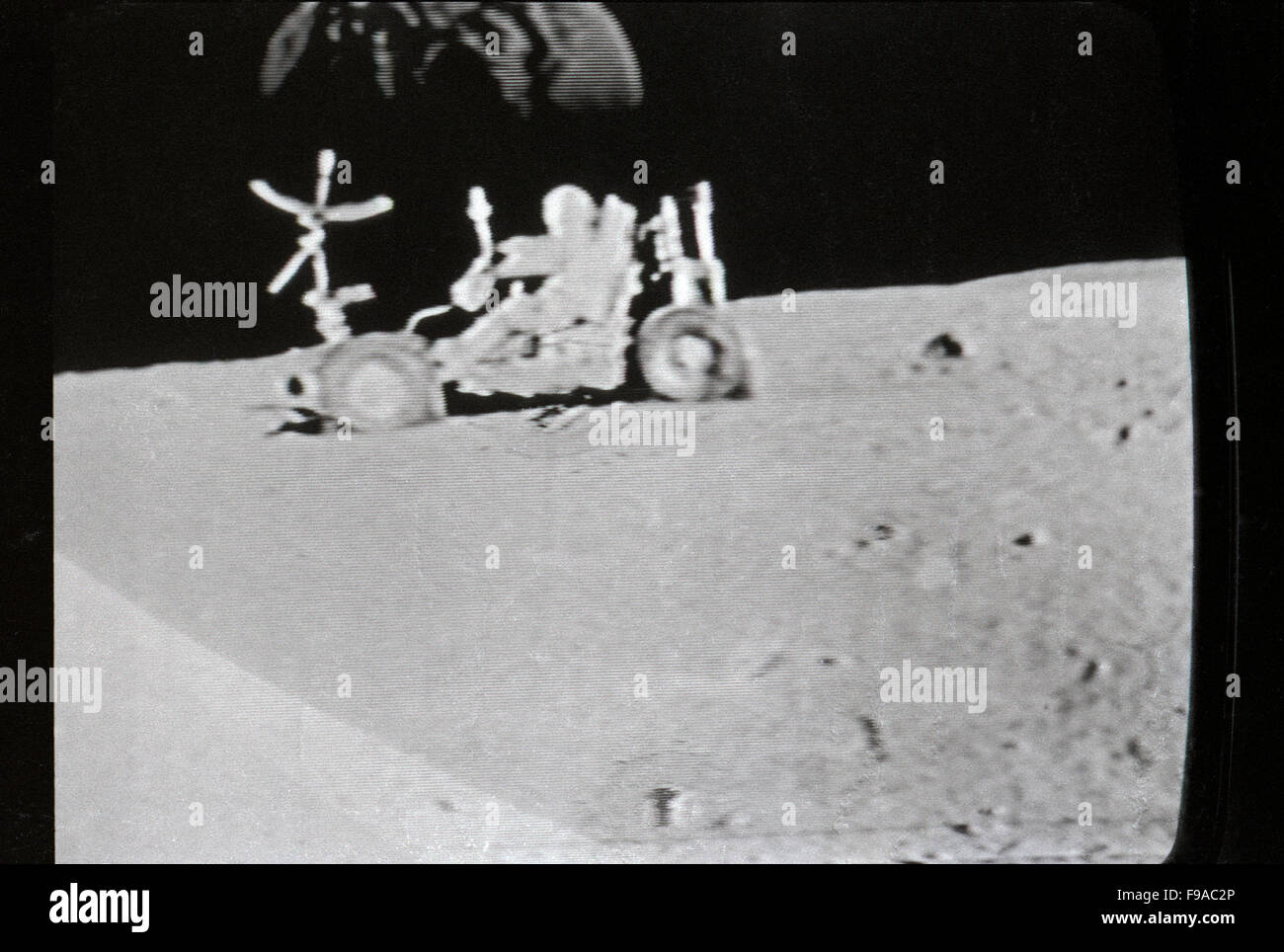 Apollo 11 Moon Landing Vehicle 20 July 1969 Photographed In Actual Time