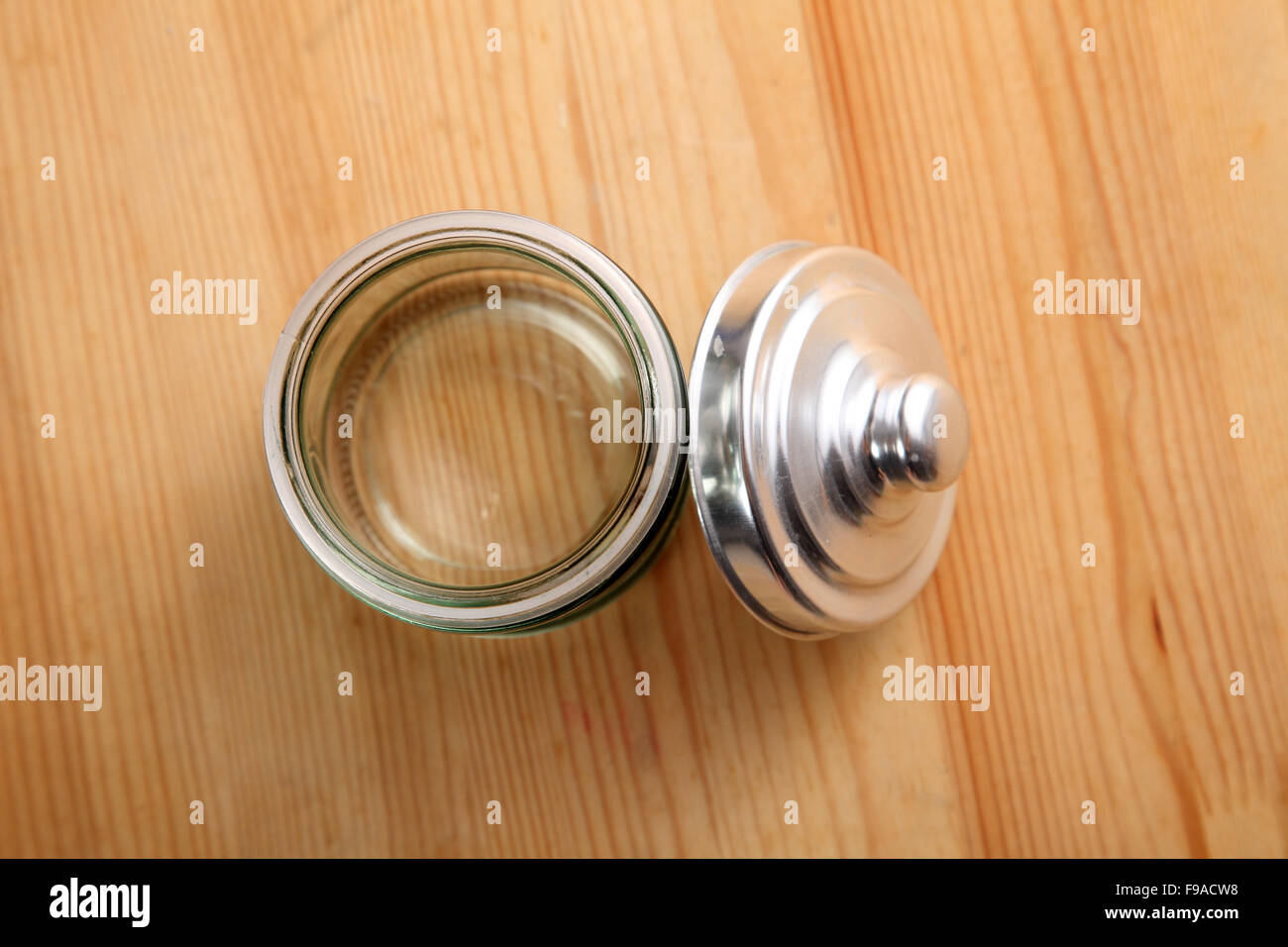 top view of a jar opened Stock Photo - Alamy