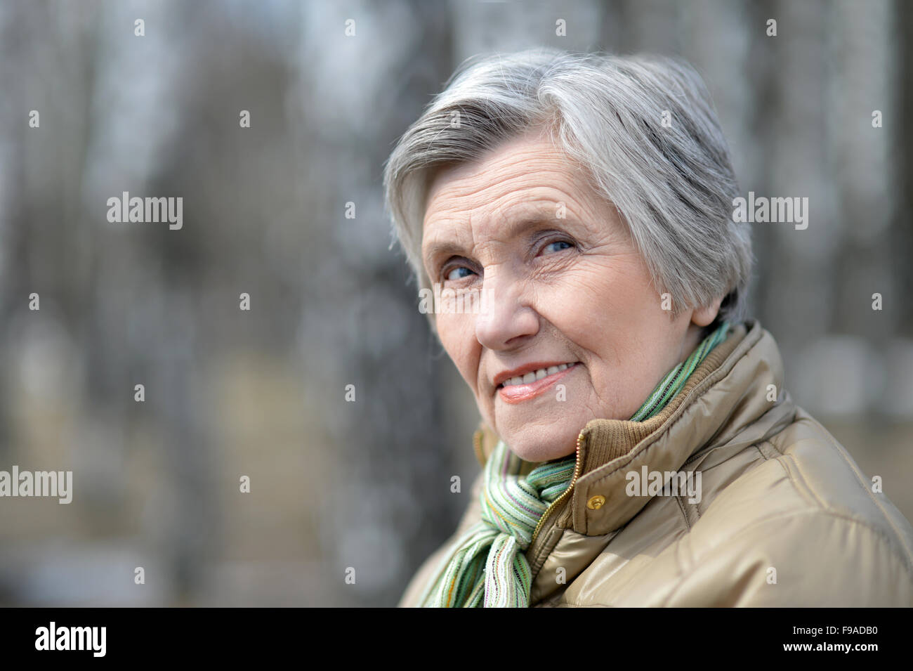 beautiful elder woman Stock Photo - Alamy