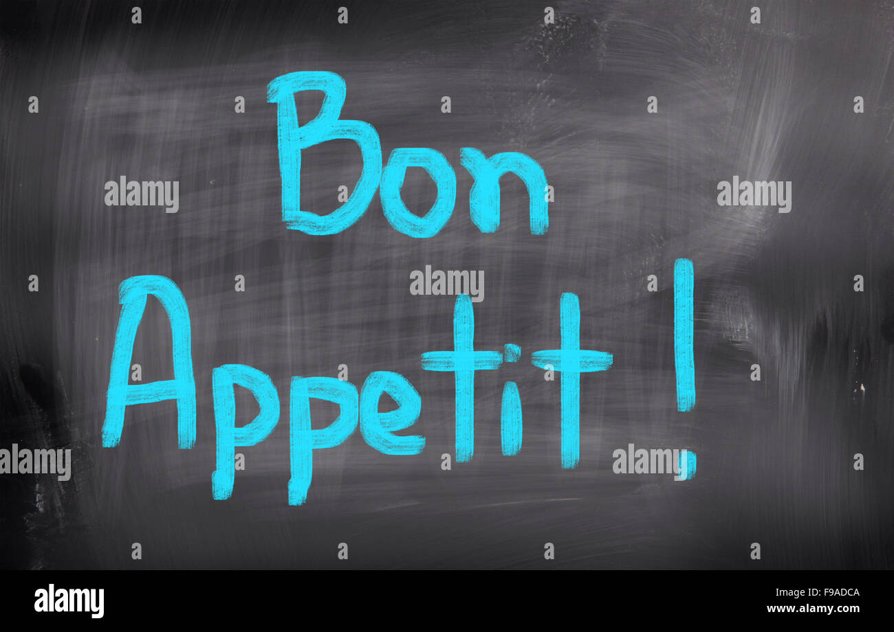 Bon Appetit Concept Stock Photo - Alamy