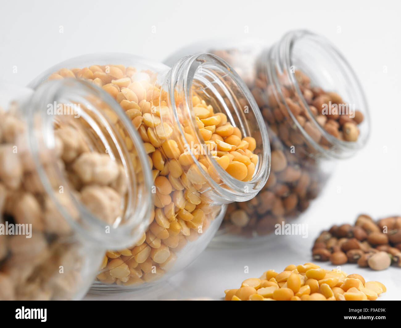 close up of the dhal in a glass jar Stock Photo - Alamy