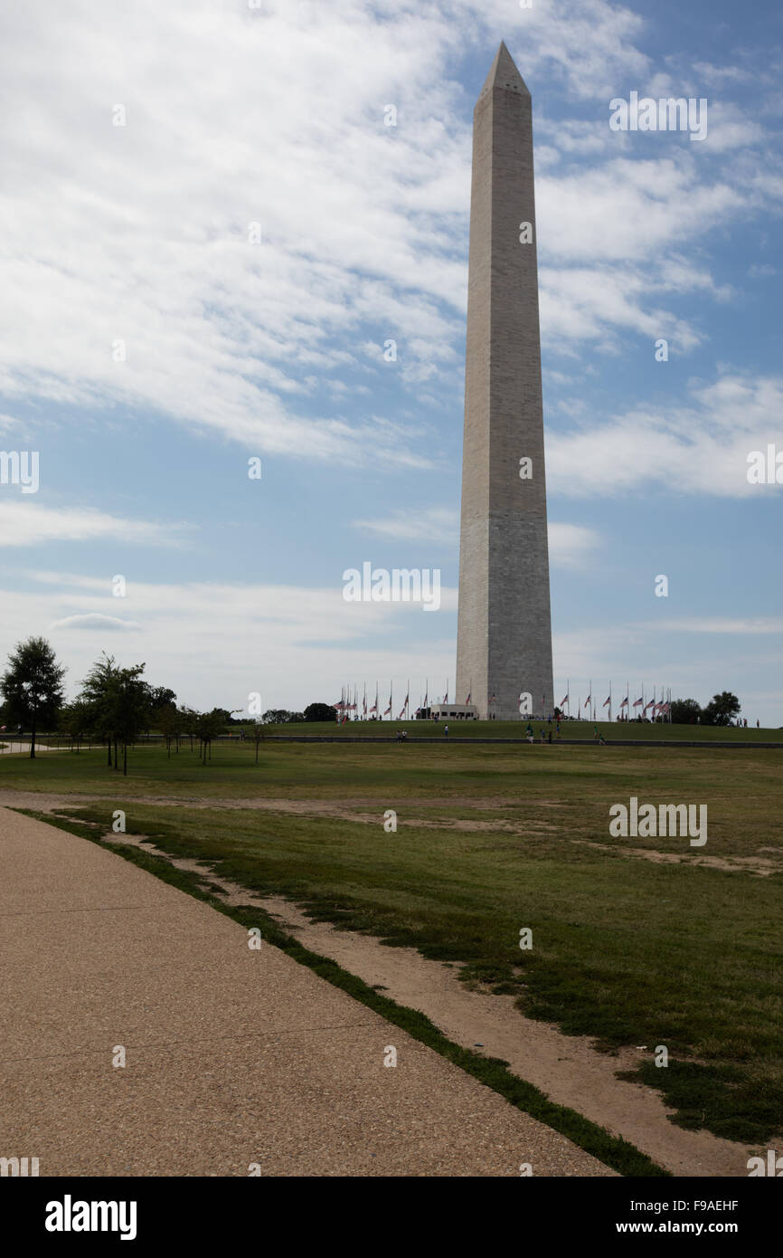 Washington DC, view of the famous obelisk Stock Photo - Alamy