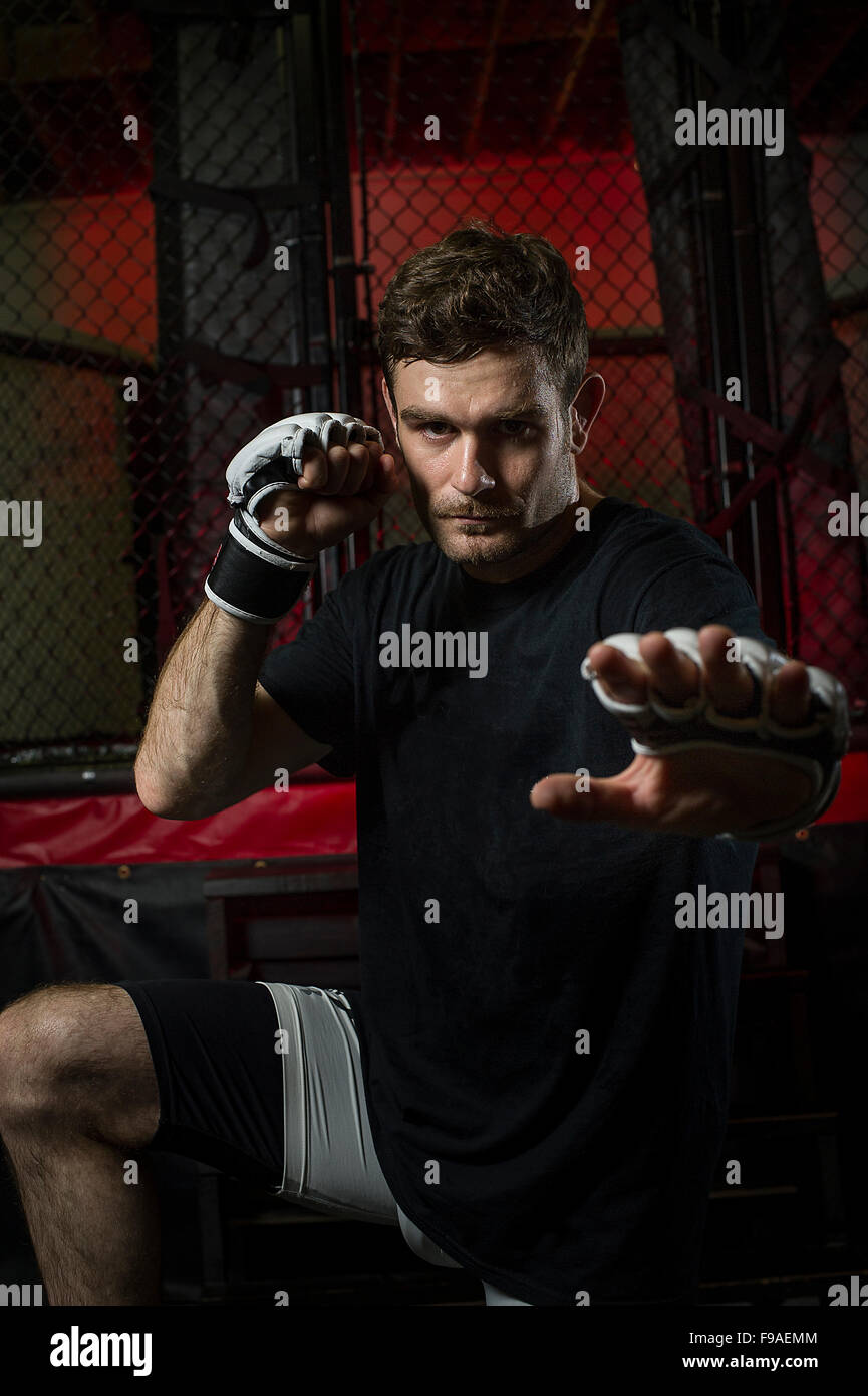 Mixed martial arts fighter Stock Photo - Alamy