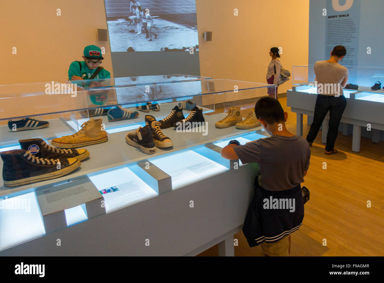 the rise of sneaker culture Brooklyn Museum NYC Stock Photo - Alamy