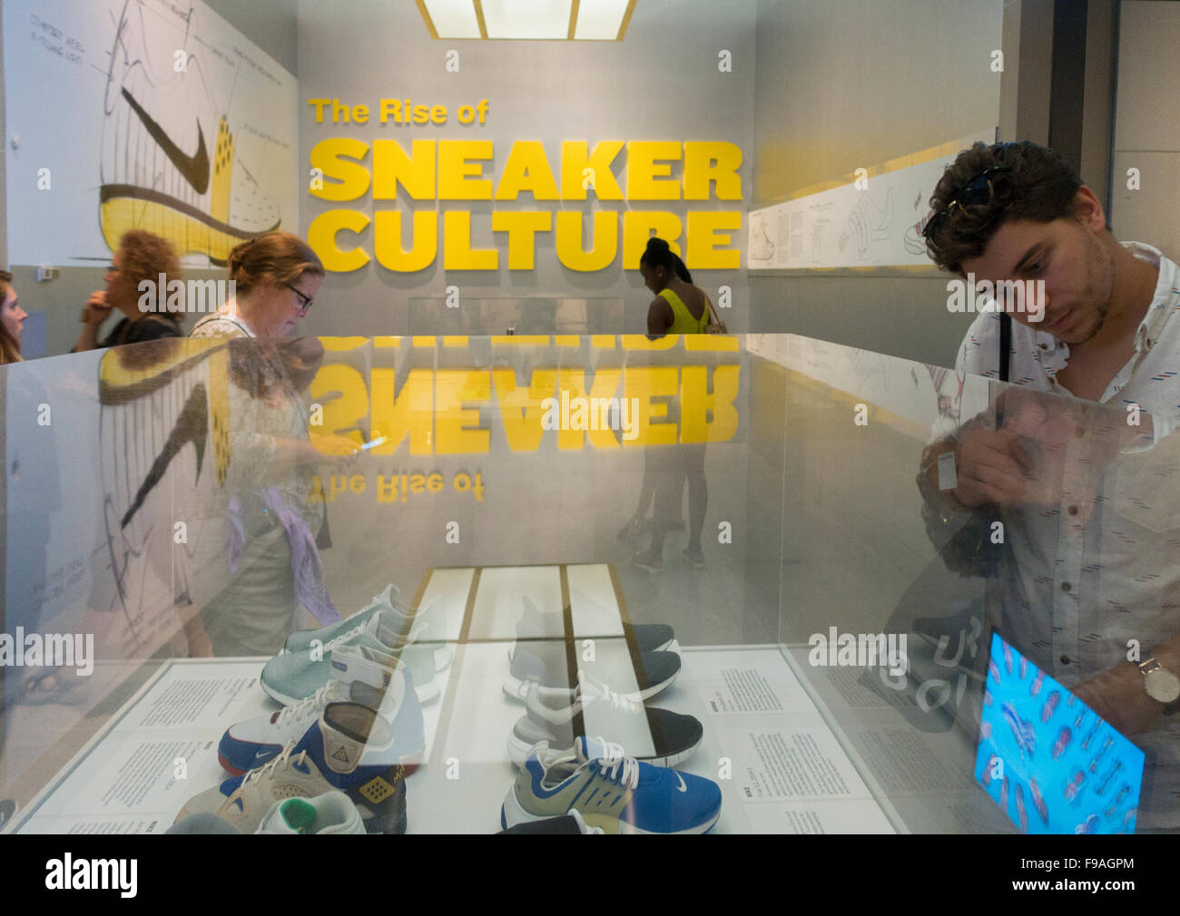 the rise of sneaker culture Brooklyn Museum NYC Stock Photo - Alamy
