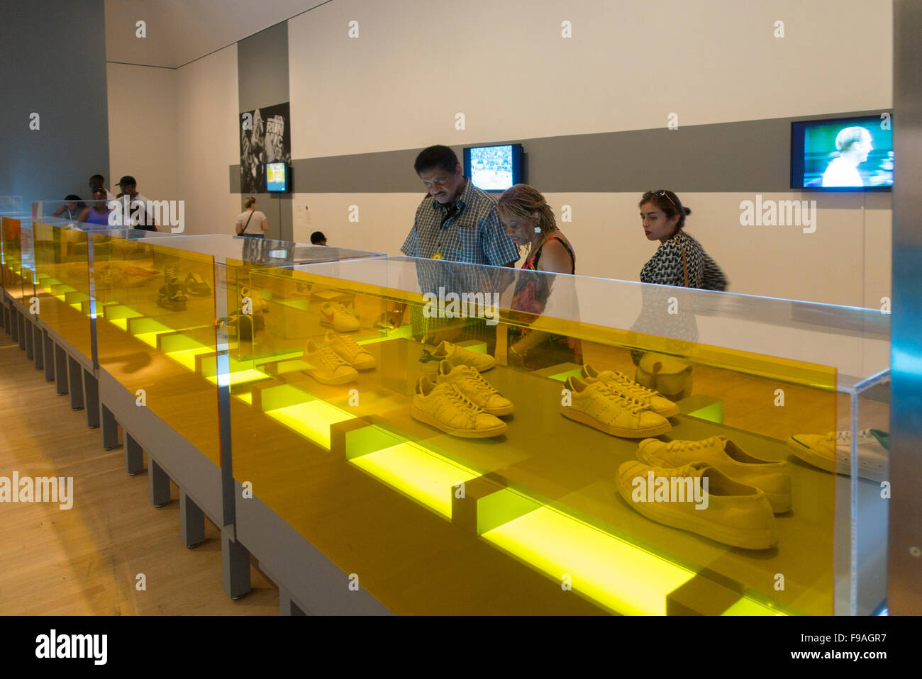 the rise of sneaker culture Brooklyn Museum NYC Stock Photo - Alamy