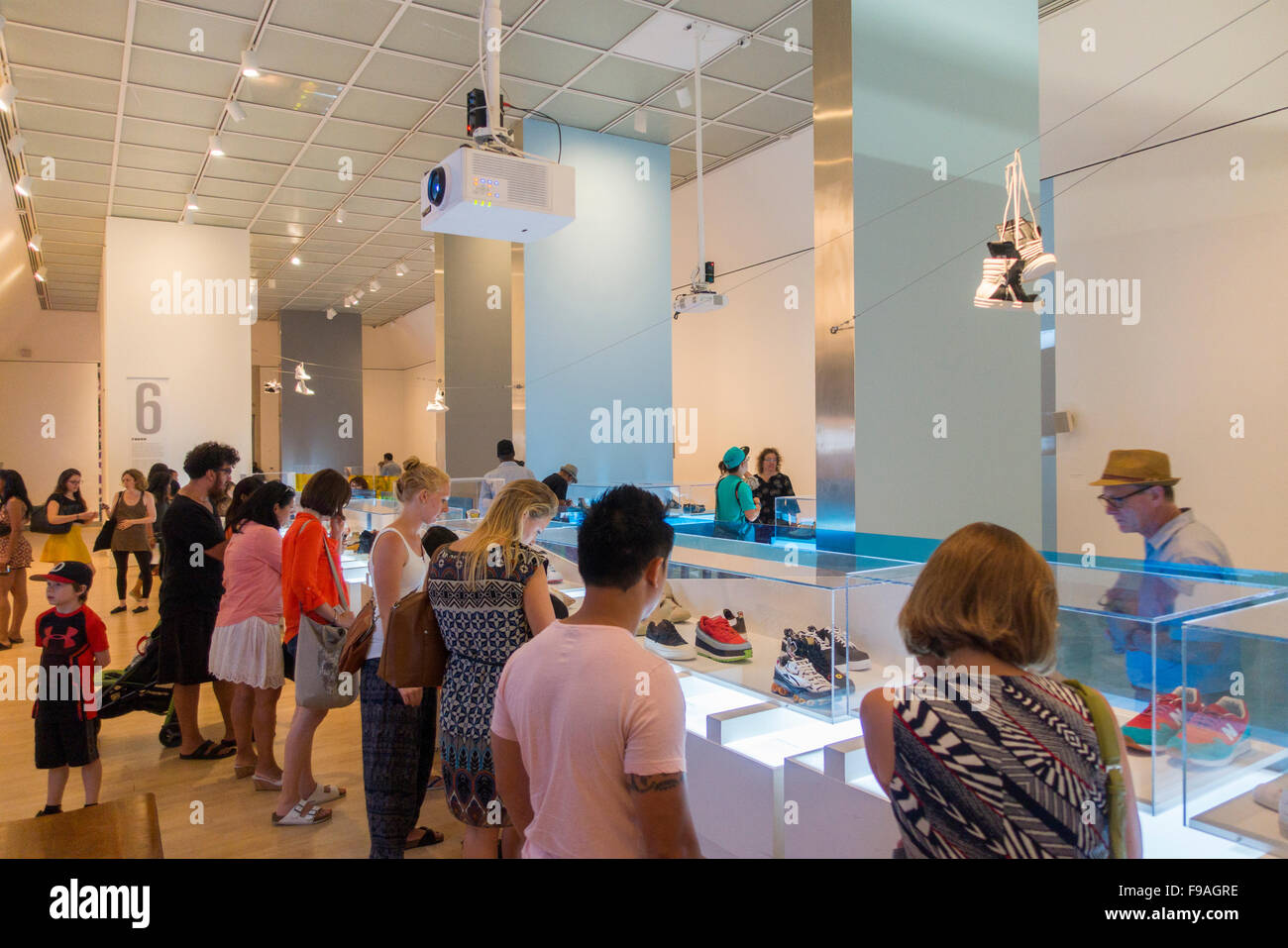 the rise of sneaker culture Brooklyn Museum NYC Stock Photo - Alamy