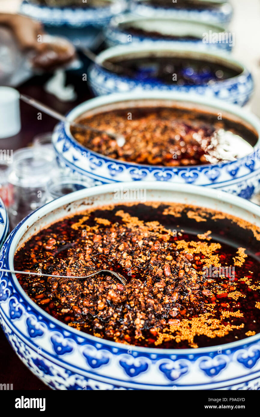 Spicy Chinese cuisine Stock Photo - Alamy