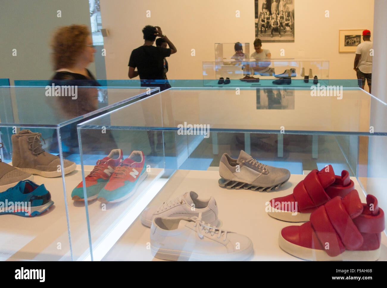 the rise of sneaker culture Brooklyn Museum NYC Stock Photo - Alamy