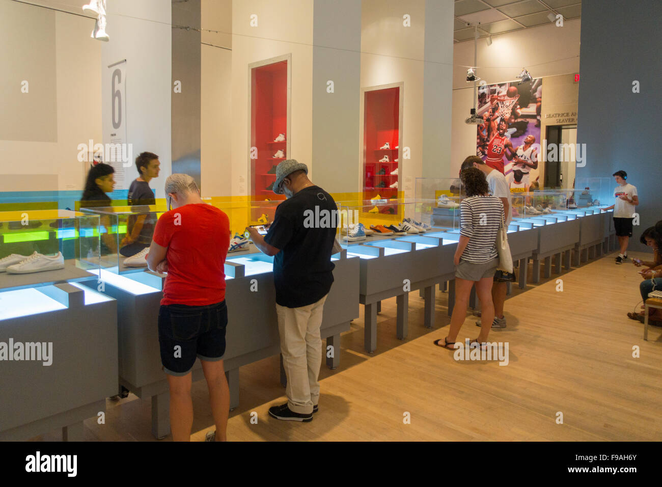 the rise of sneaker culture Brooklyn Museum NYC Stock Photo - Alamy