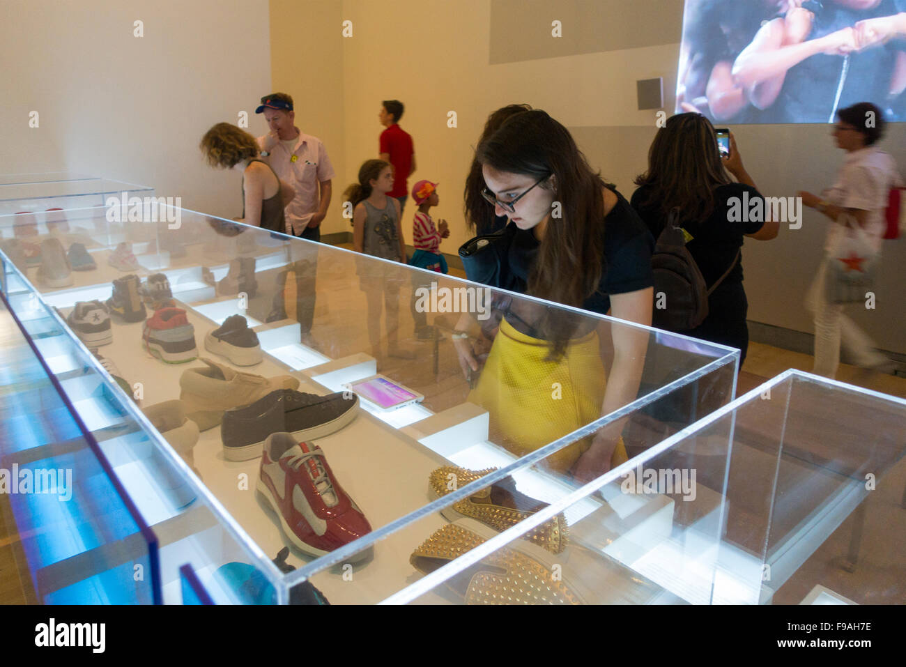 the rise of sneaker culture Brooklyn Museum NYC Stock Photo - Alamy
