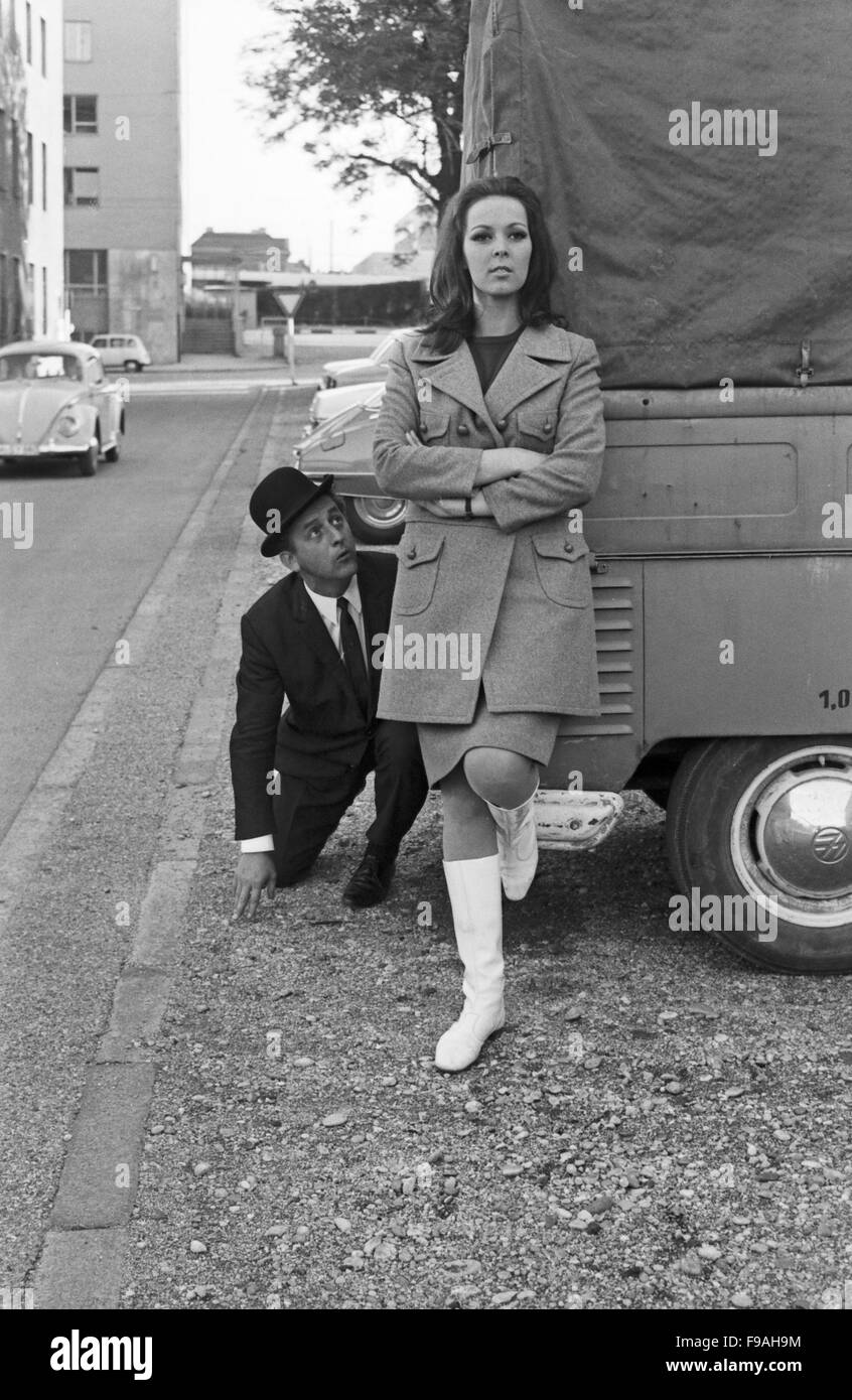 Deutsche Schauspielerin Friedel Frank mit Schauspieler Maxl Graf ...