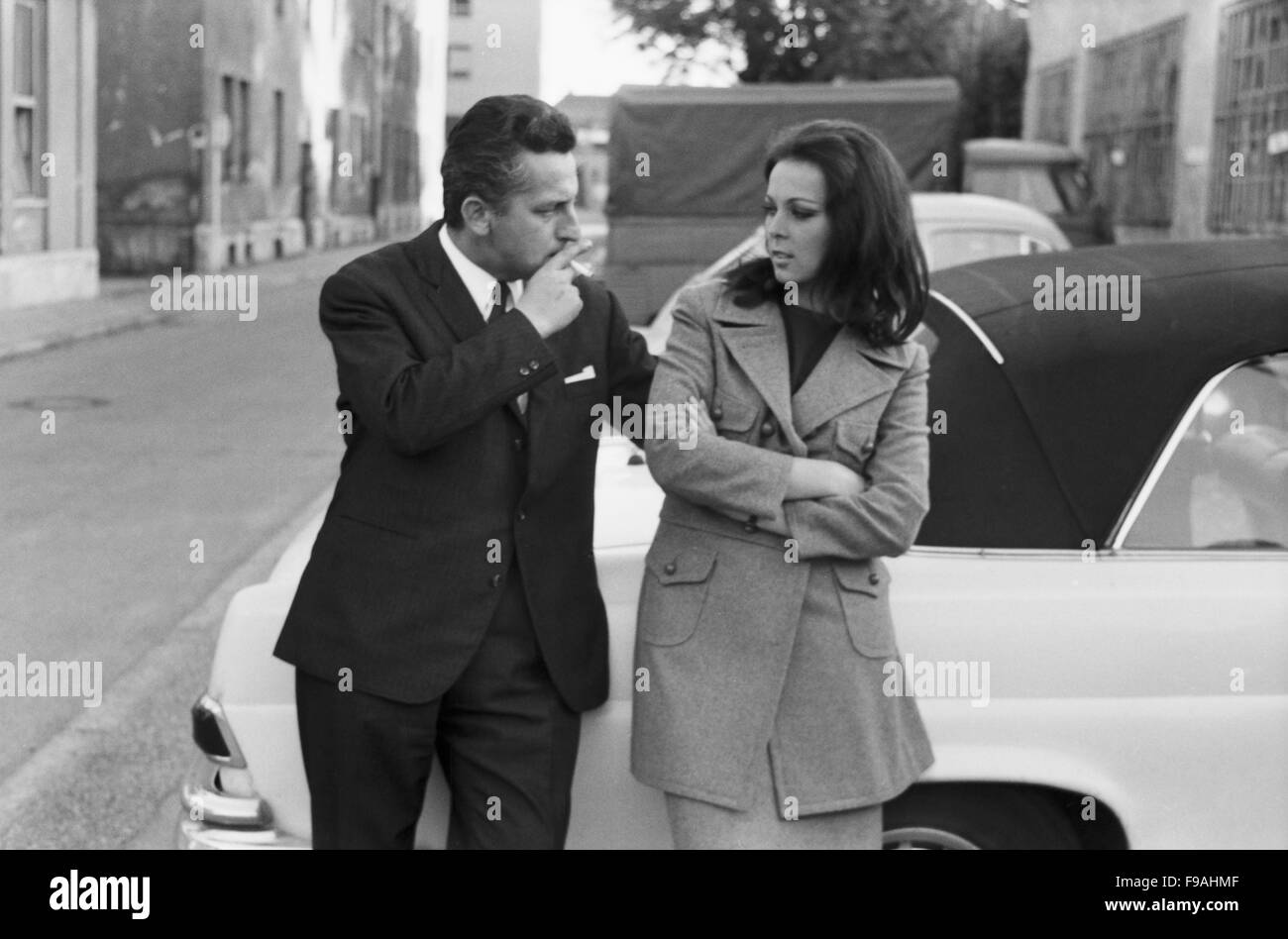 Deutsche Schauspielerin Friedel Frank mit Schauspieler Maxl Graf ...