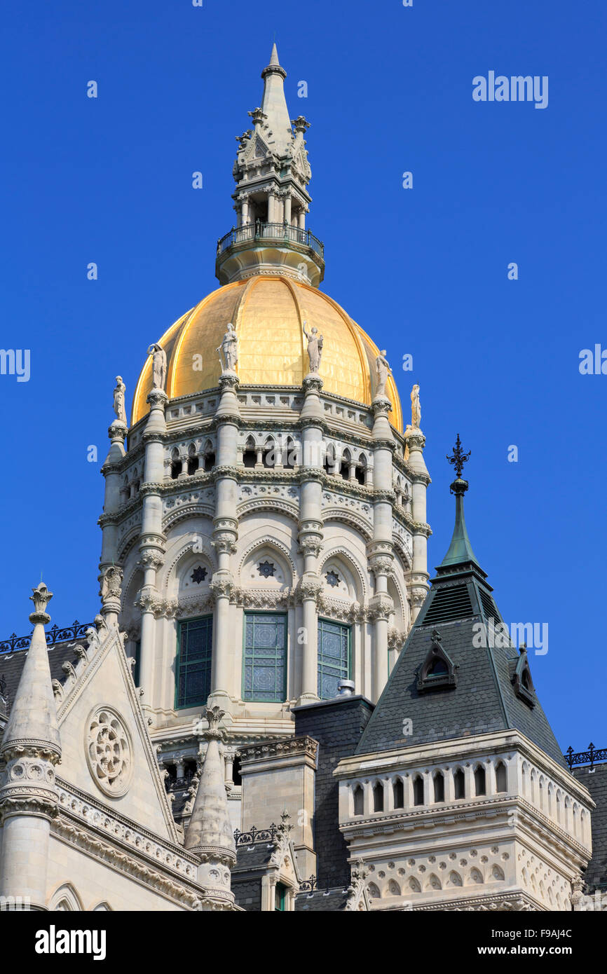 State Capitol Building, Hartford, Connecticut, USA Stock Photo - Alamy