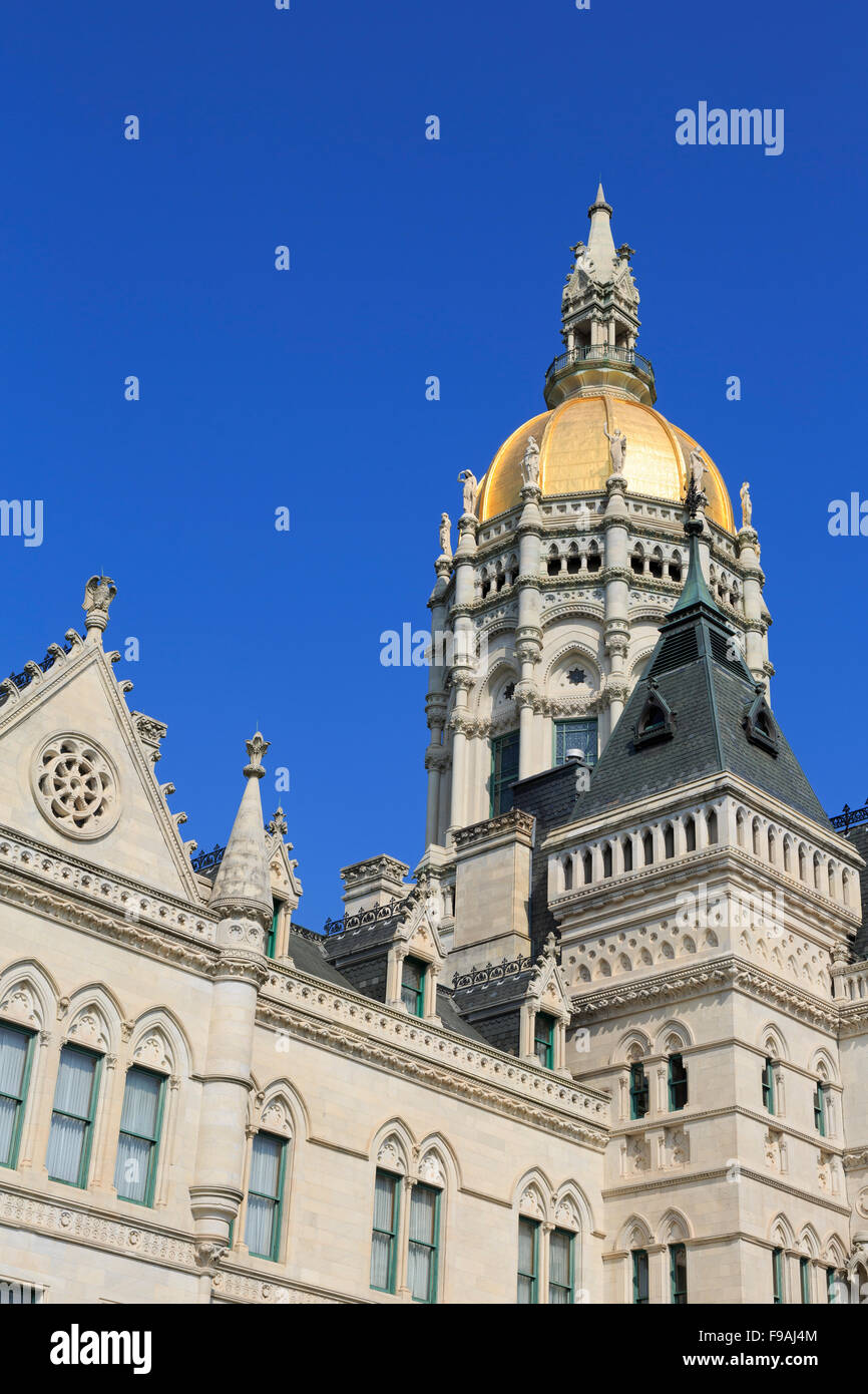 State Capitol Building, Hartford, Connecticut, USA Stock Photo - Alamy