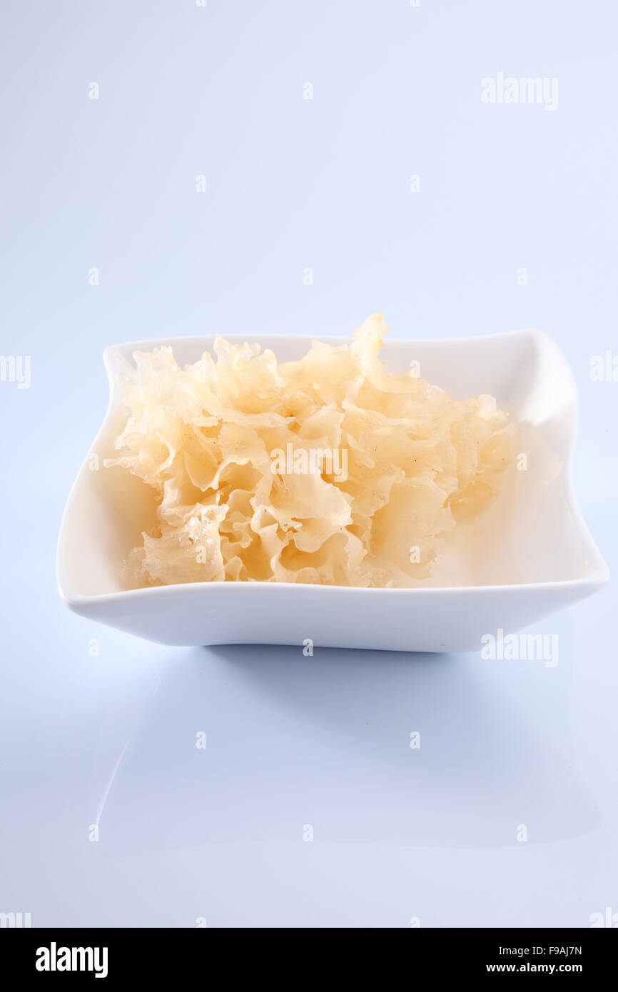 snow jelly fungus chinese traditional medicine for health Stock Photo ...