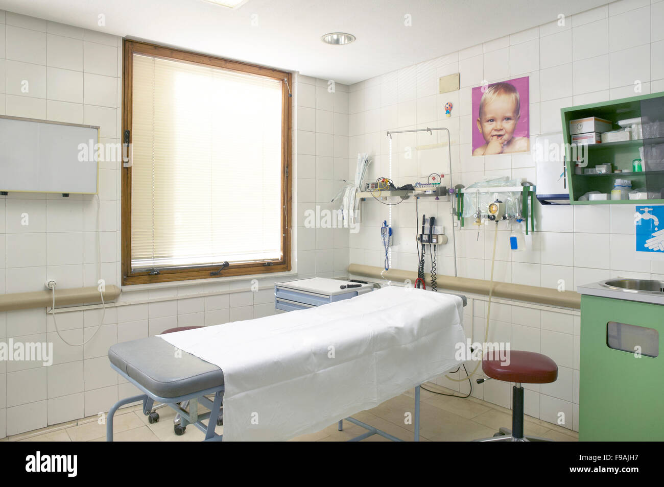 Hospital children surgery room medical control and exploration nobody ...