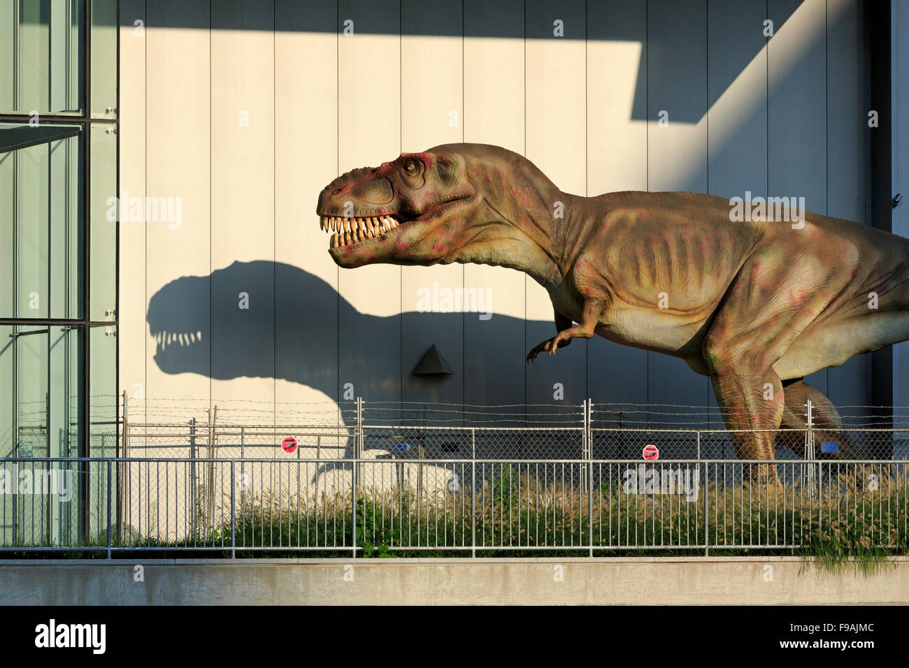 Dinosaur, Connecticut Science Center, Hartford, Connecticut, USA Stock ...