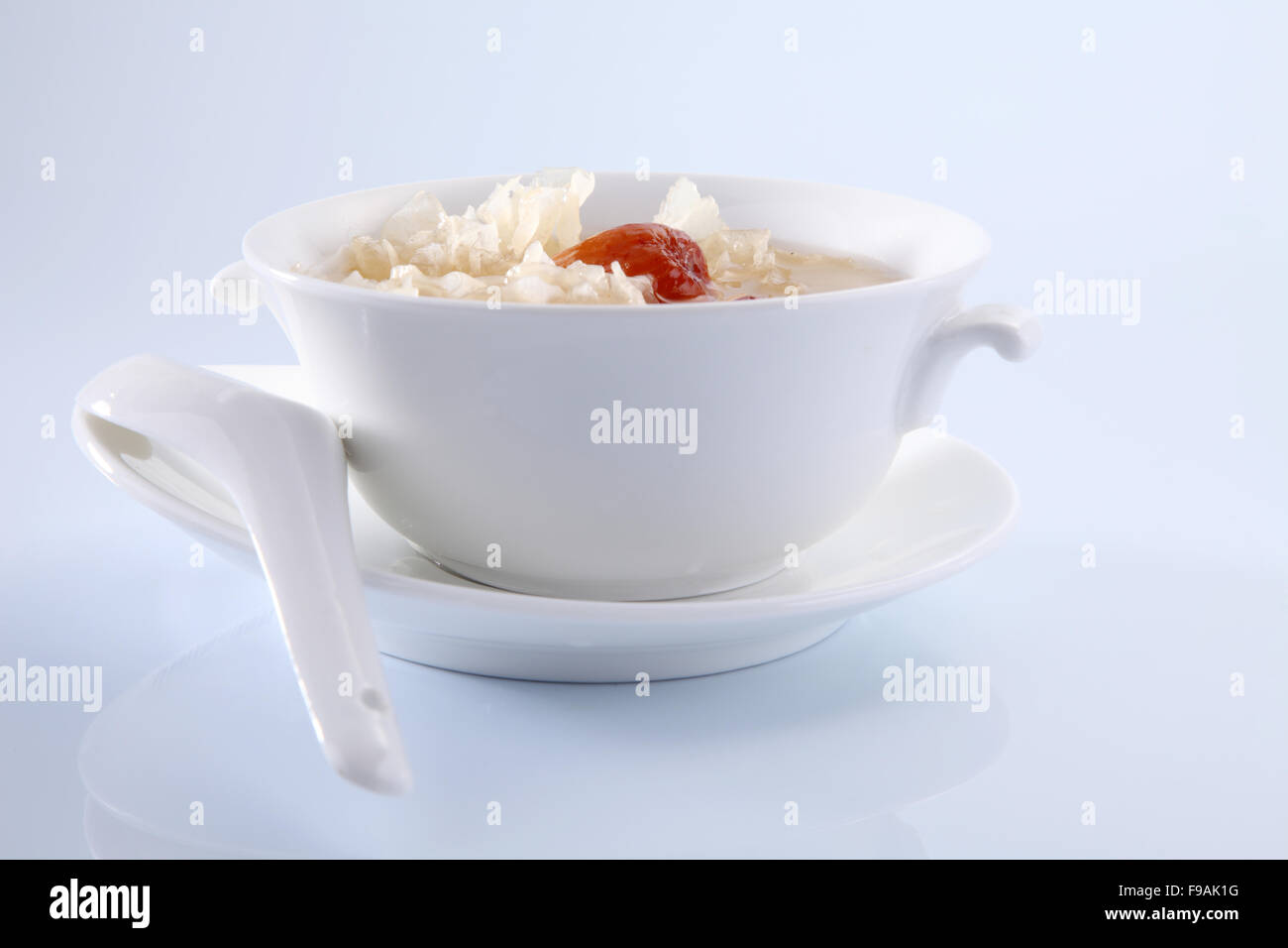 snow jelly fungus chinese traditional medicine with red dates Stock ...