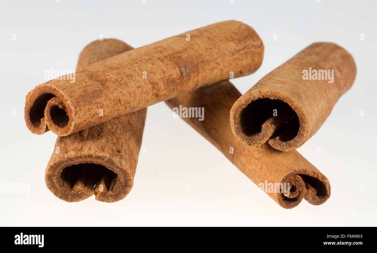 Stacked Cinnamon Sticks Stock Photo - Alamy