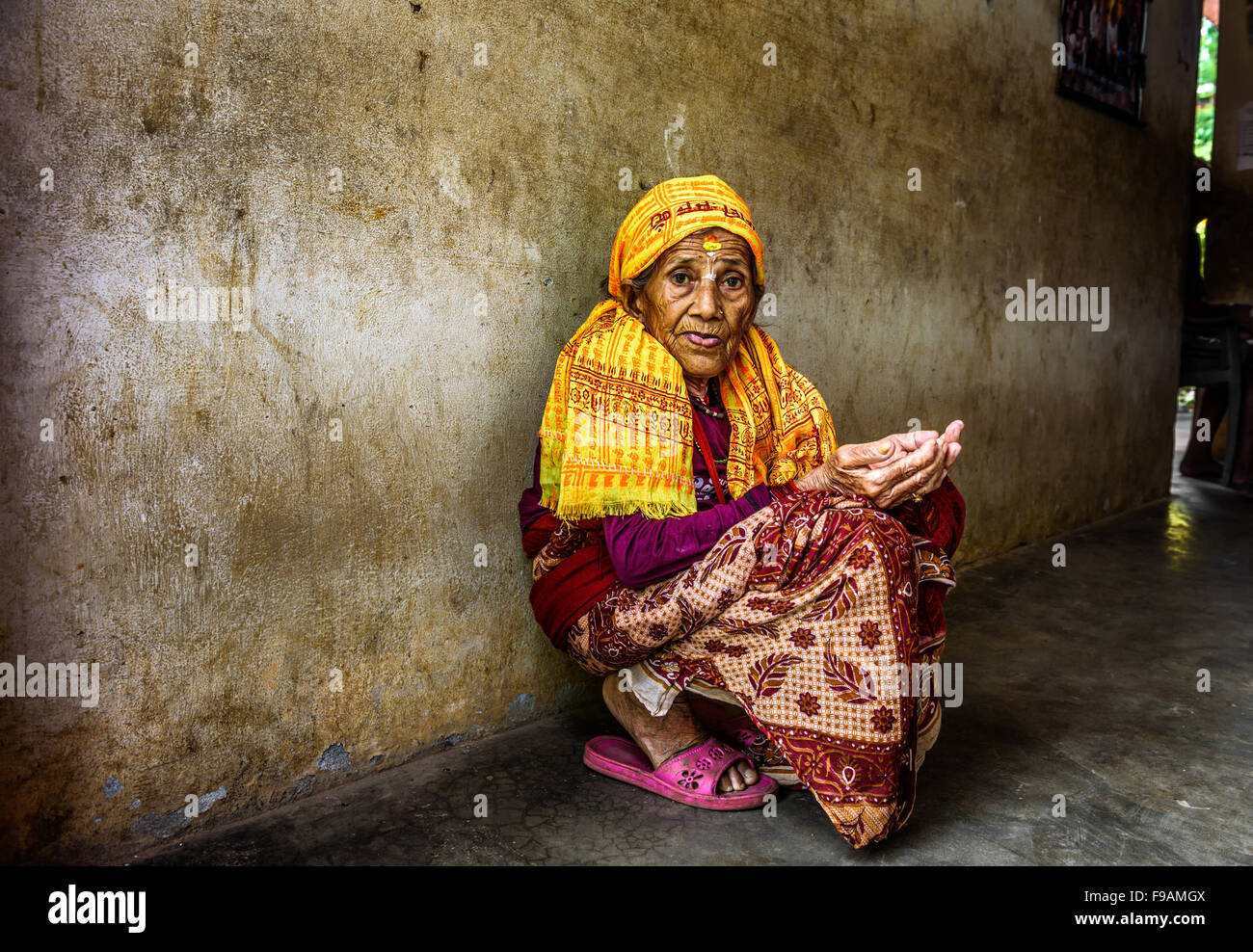 Very old woman begs in a local retirement home Stock Photo - Alamy