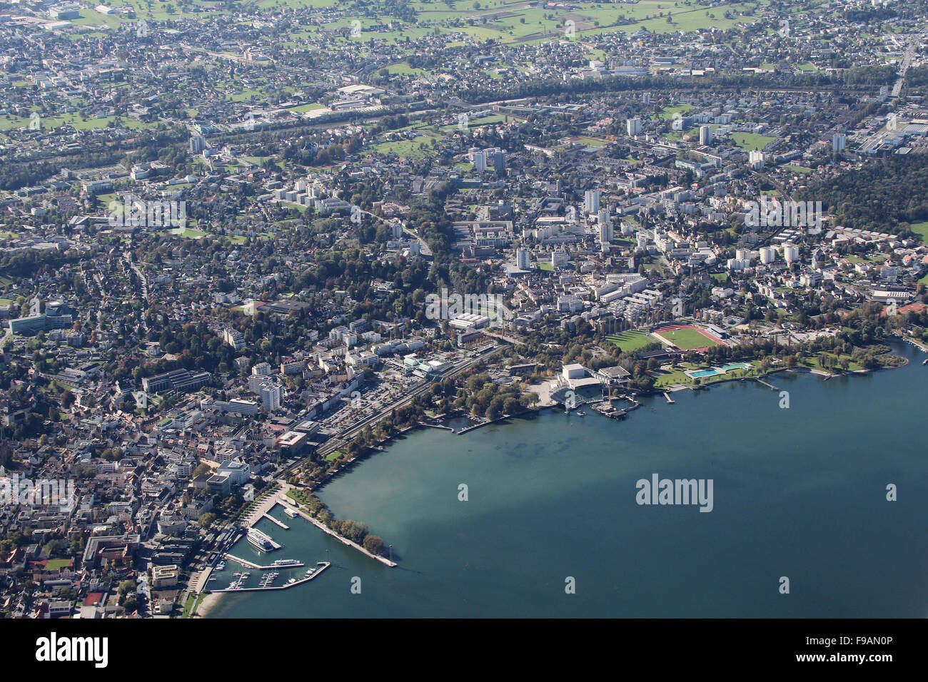 Bregenz, eastern shore of Lake Constance, Vorarlberg, Austria Stock ...