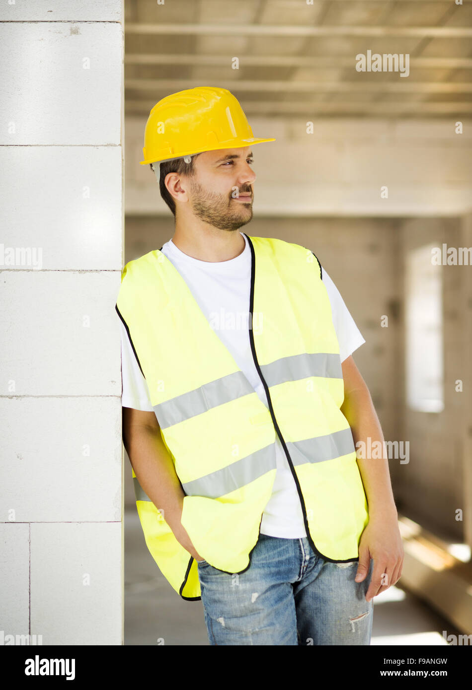 Working gloves building helmet hi-res stock photography and images - Alamy