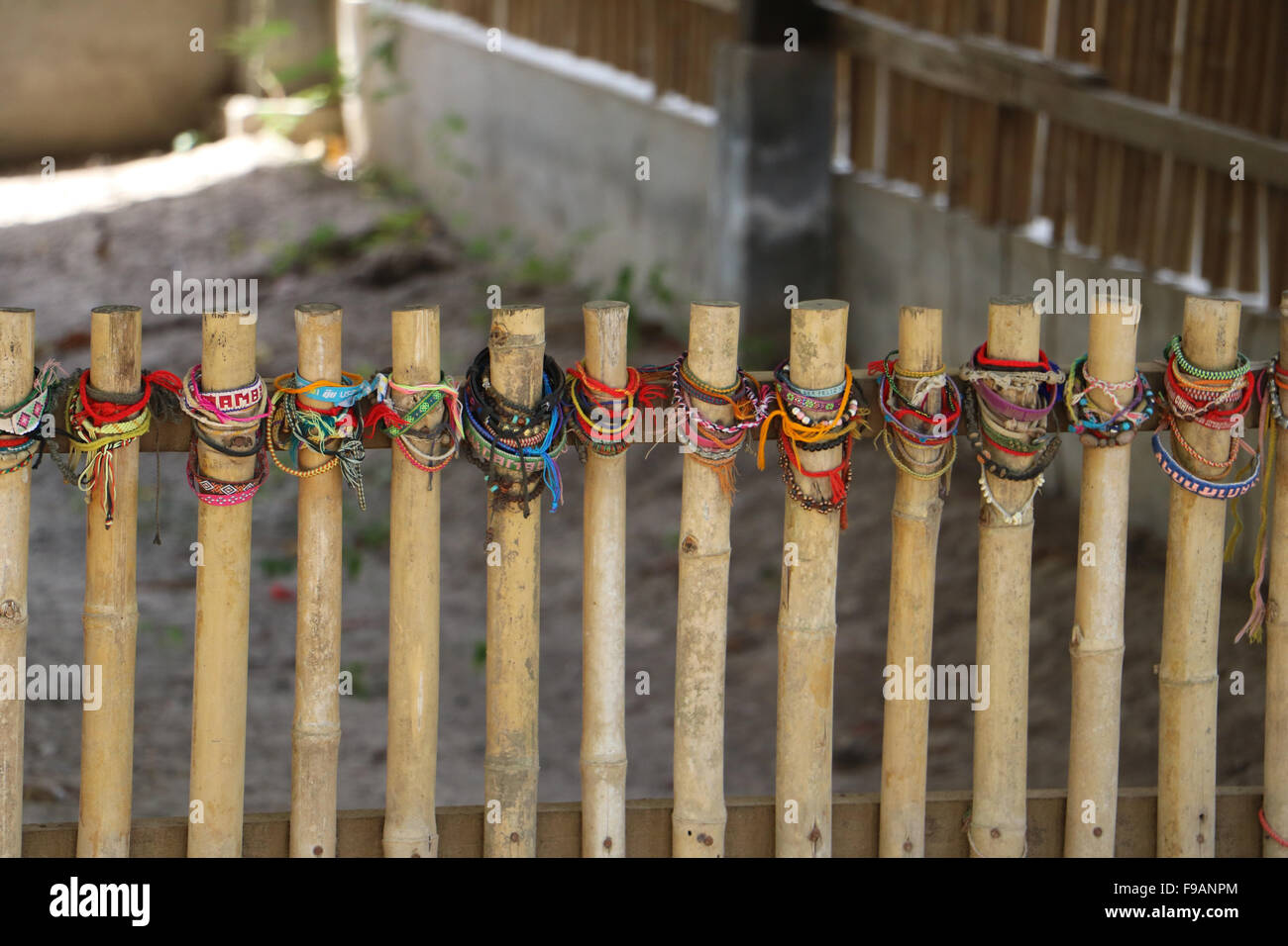 Bracelets left to pay respect. Cambodia Stock Photo - Alamy