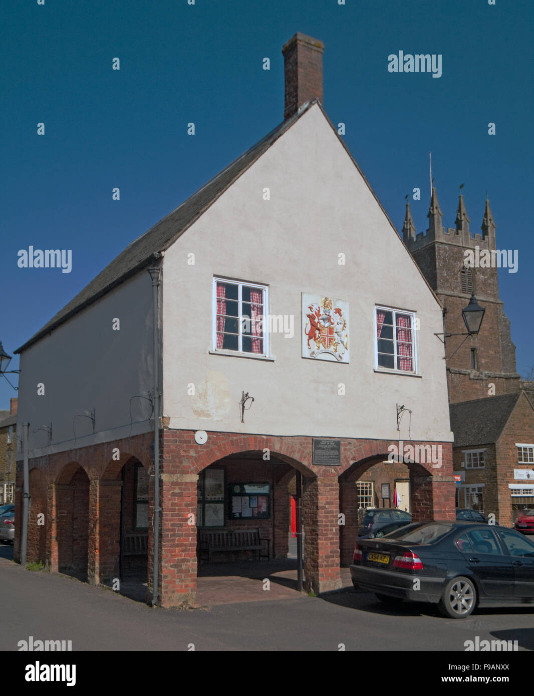 Diddington, Town Hall, Market Place, Cambridgeshire, England Stock ...