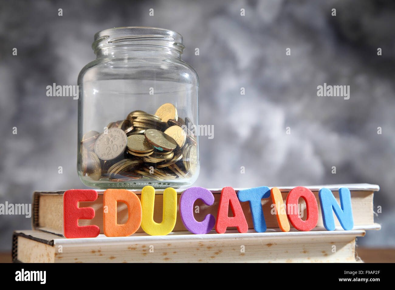 saving for your education concept Stock Photo - Alamy