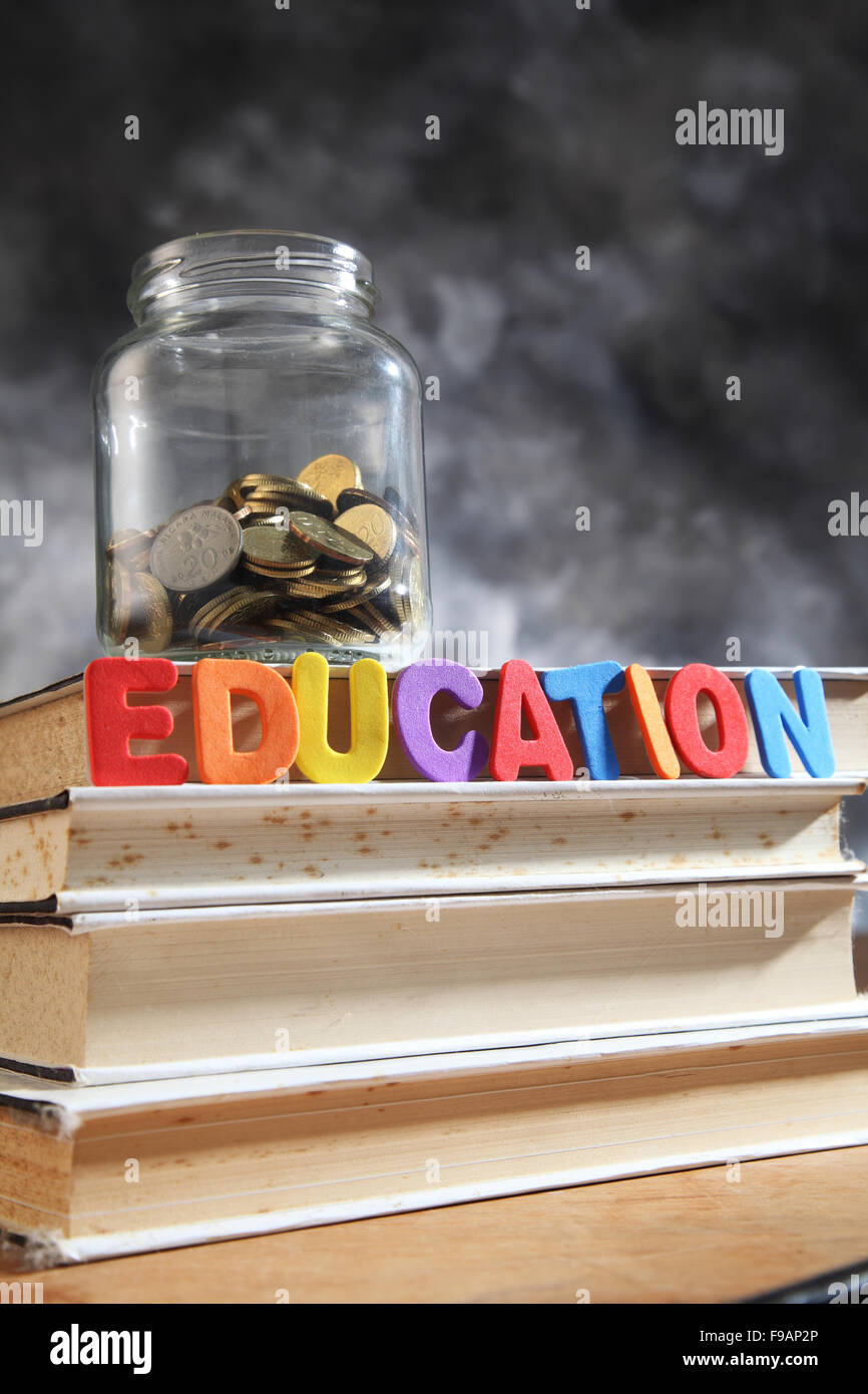 saving for your education concept Stock Photo - Alamy