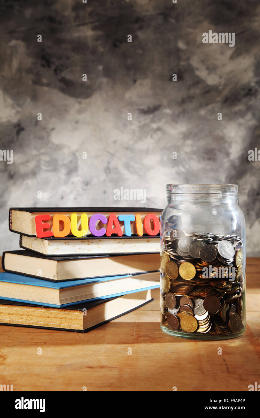 saving for your education concept Stock Photo - Alamy